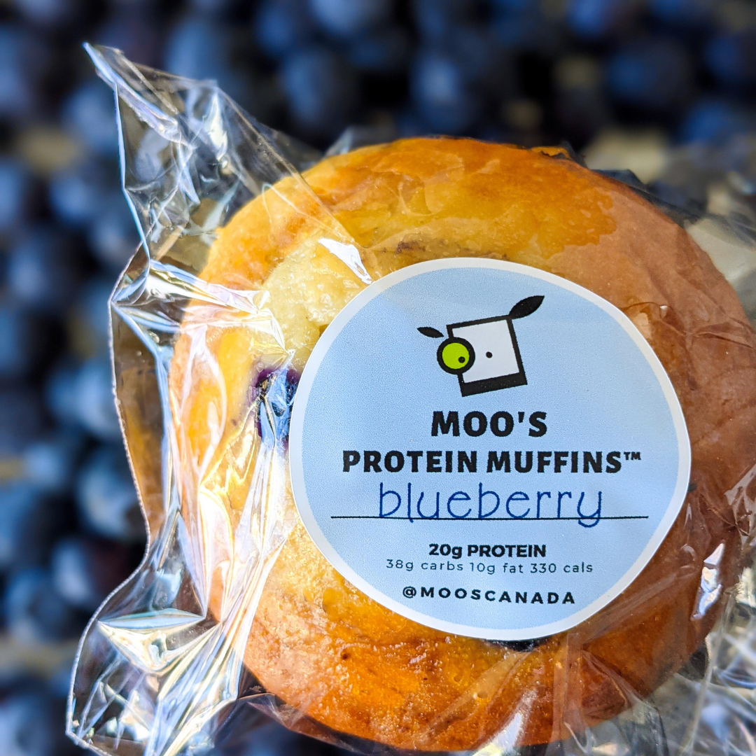 Blueberry 20g Protein Muffins – mooscanada